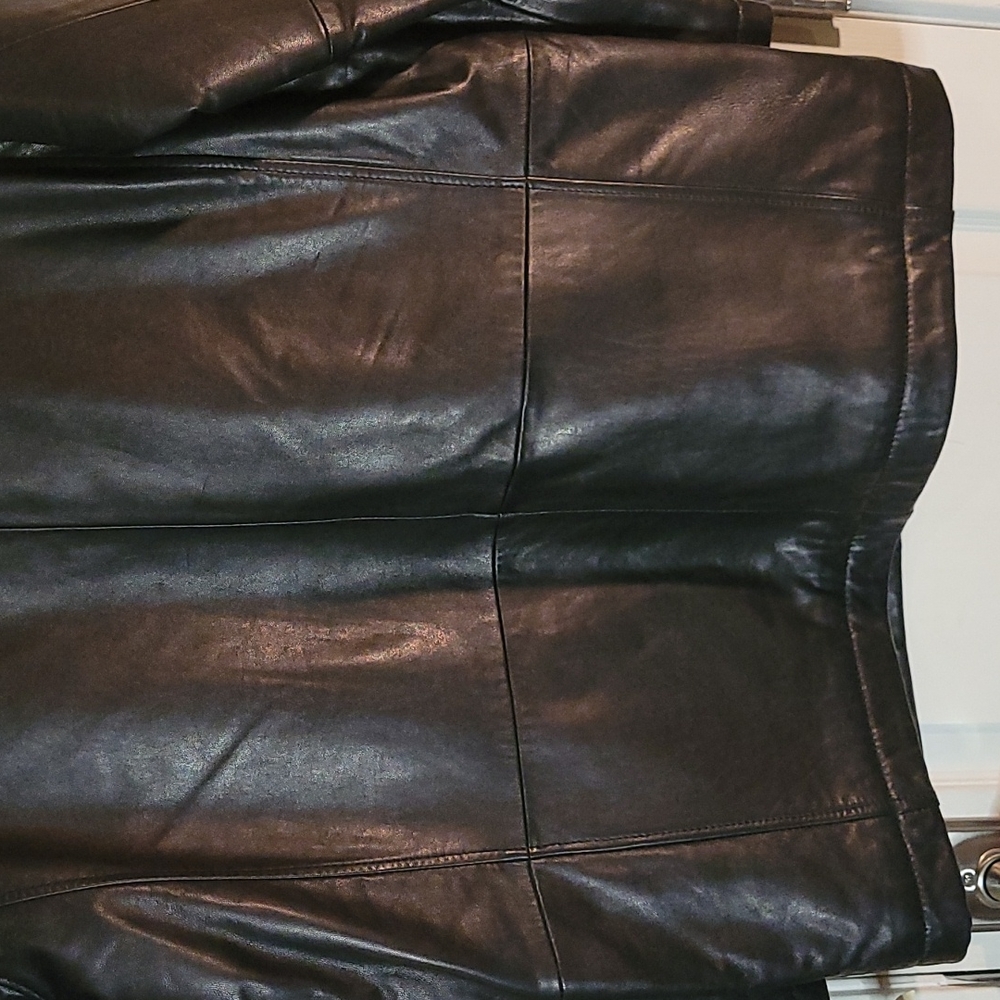 134- Comstock Rc Expedition Black Leather Men's Jacke… - Gem